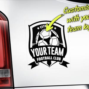 Any Sports Team Logo Sticker - ANY CUSTOM DESIGN! - Car Window Laptop ...