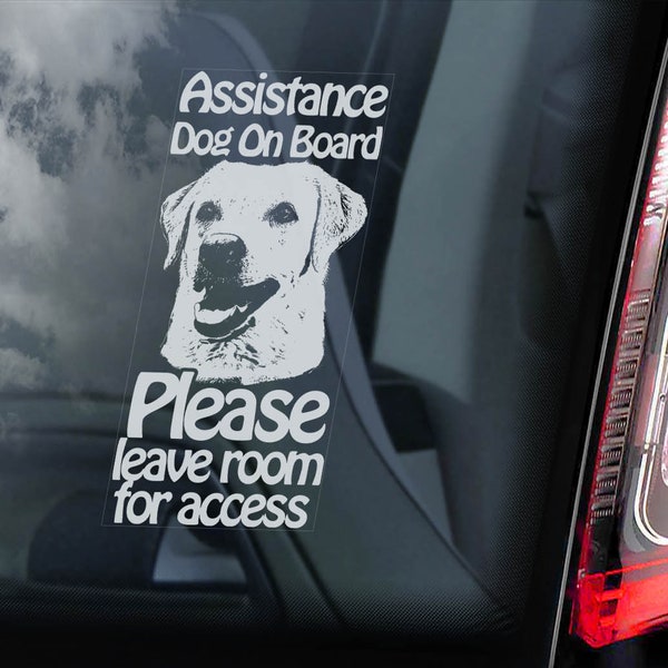 Service Dog Window Sign - Etsy