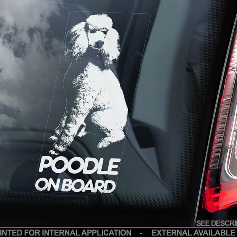 Poodle Decals - Etsy