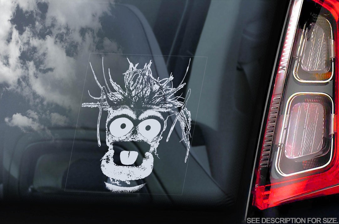 PEPE Car Sticker, Muppet Show Window Laptop Bumper Decal Peeper Prawn ...