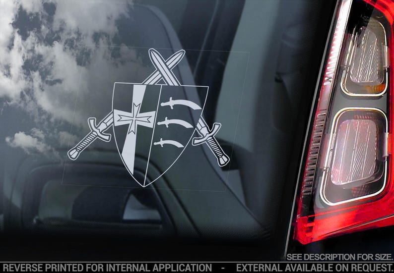Knights Templar Car Sticker - CHOOSE YOUR DESIGN - Masonry Freemason ...