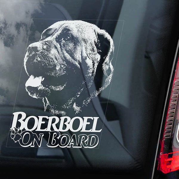 Toy Poodle on Board Car Window Sticker Caniche Pudelhund Dog Sign Decal ...