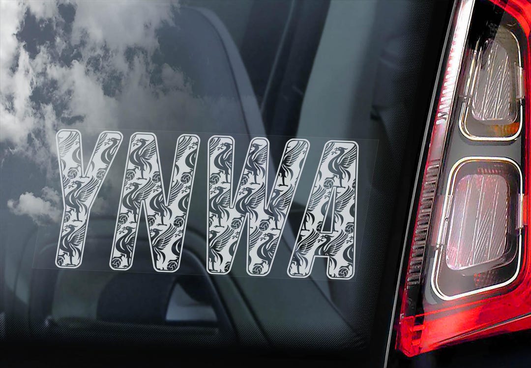 YNWA Car Sticker - Liver Bird Window Decal Gift Idea Liverpool Football ...