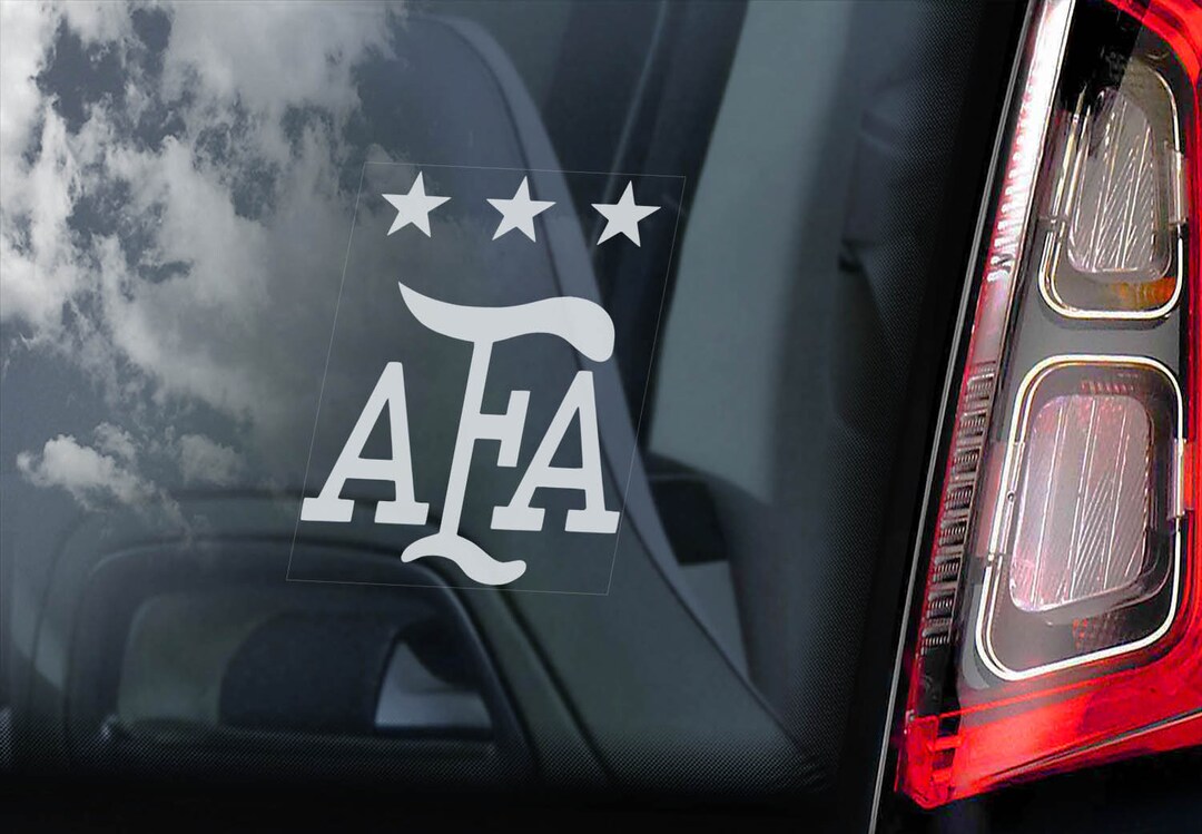 ARGENTINA FC - Car Window Sticker - AFA La Albiceleste Football Club ...