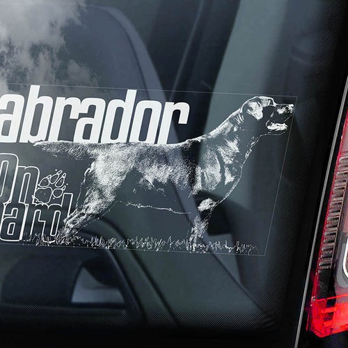 Labrador Retriever Heartbeat Decal Sticker Lab Decal for Car | Etsy