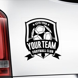 Any Sports Team Logo Sticker - ANY CUSTOM DESIGN! - Car Window Laptop ...