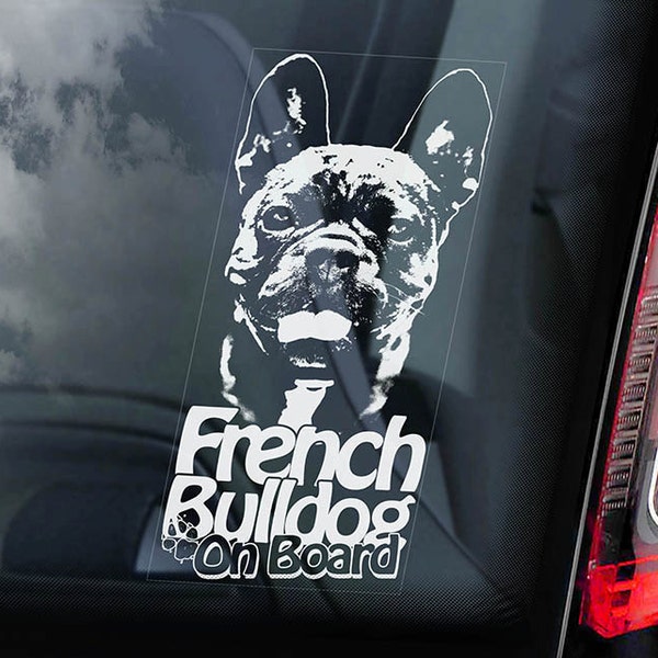 French Bulldog Decal - Etsy