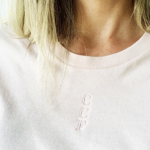 Modern Serif Monogram T-shirt Custom Initials Shirt - Etsy