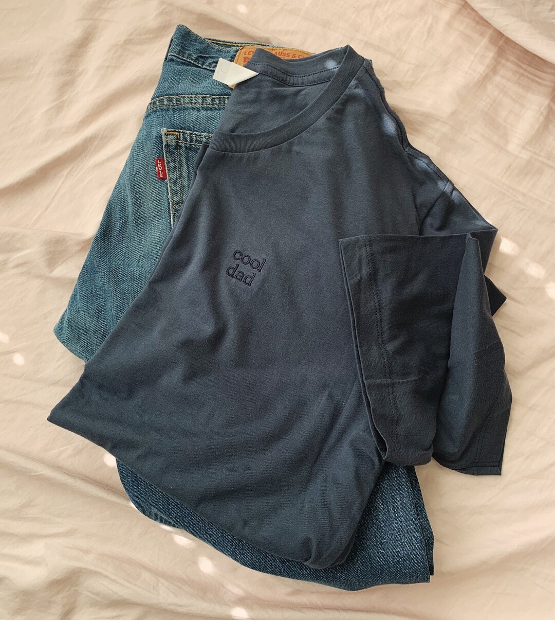 Cool Dad Embroidered T-shirt, Father’s Day Shirt, Dad Shirt, Gift for ...