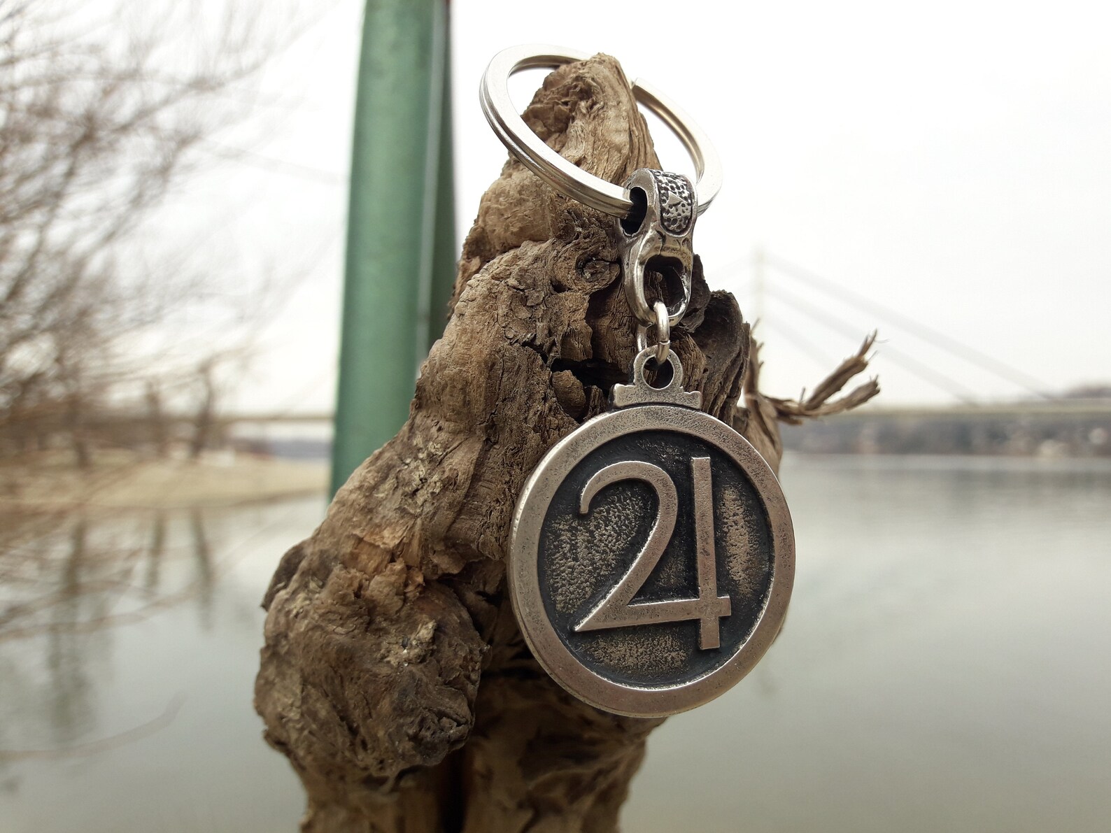 Jupiter Glyph Astrological Symbol Necklace and Keychain,astrology Sign ...