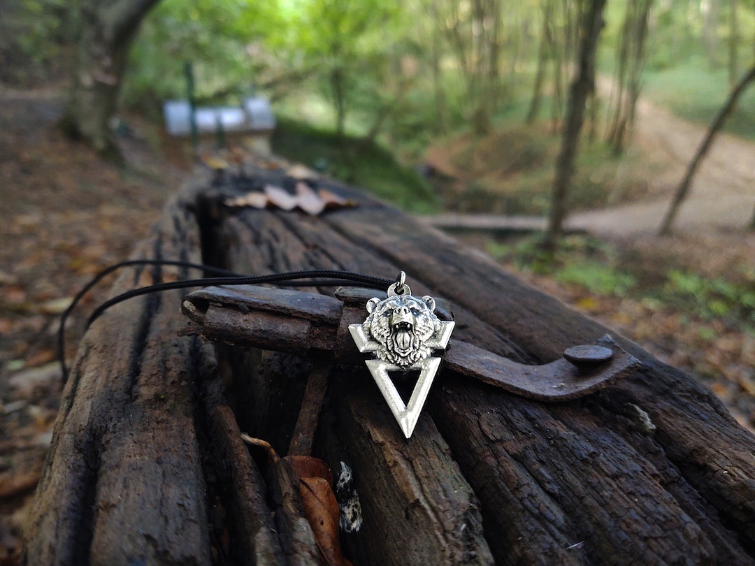 Veles,volos Slavic God of Earth With Bear Head Necklace,veles God of ...