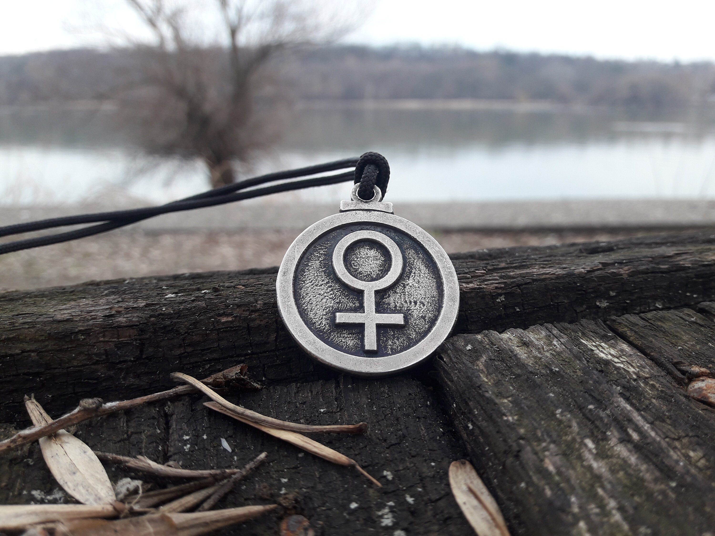 Venus Female Planet Glyph Astrological Symbol Necklace | Etsy