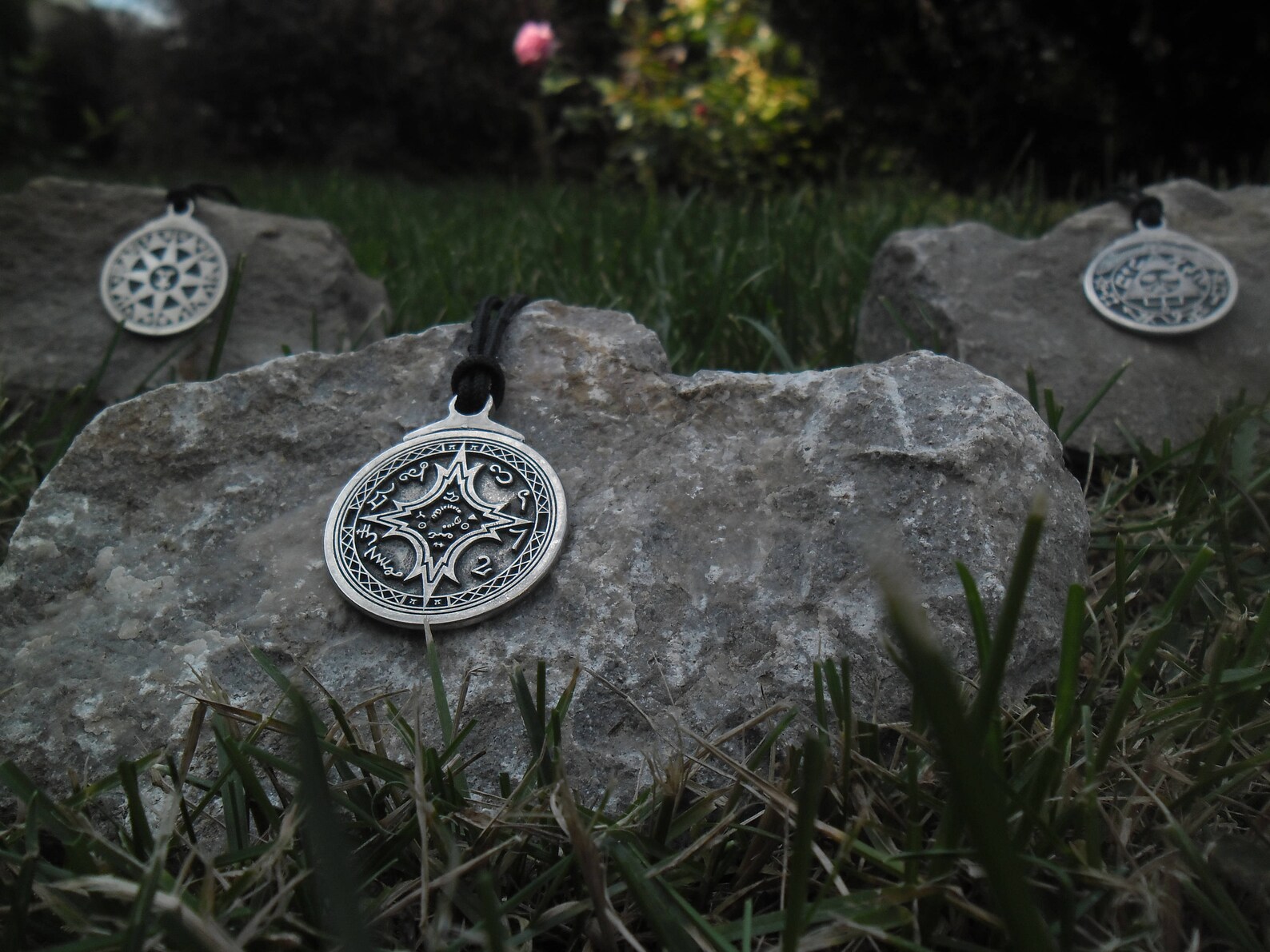 Angel Talisman Symbol Magic Fortune Pendantmastery of the | Etsy