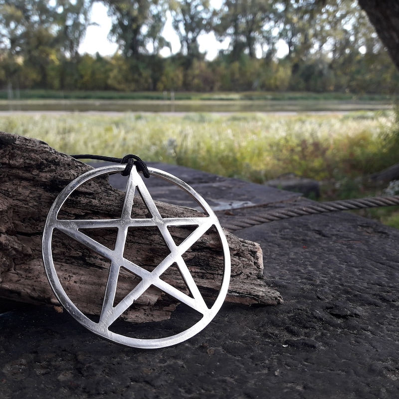Pentagram Necklace - Etsy