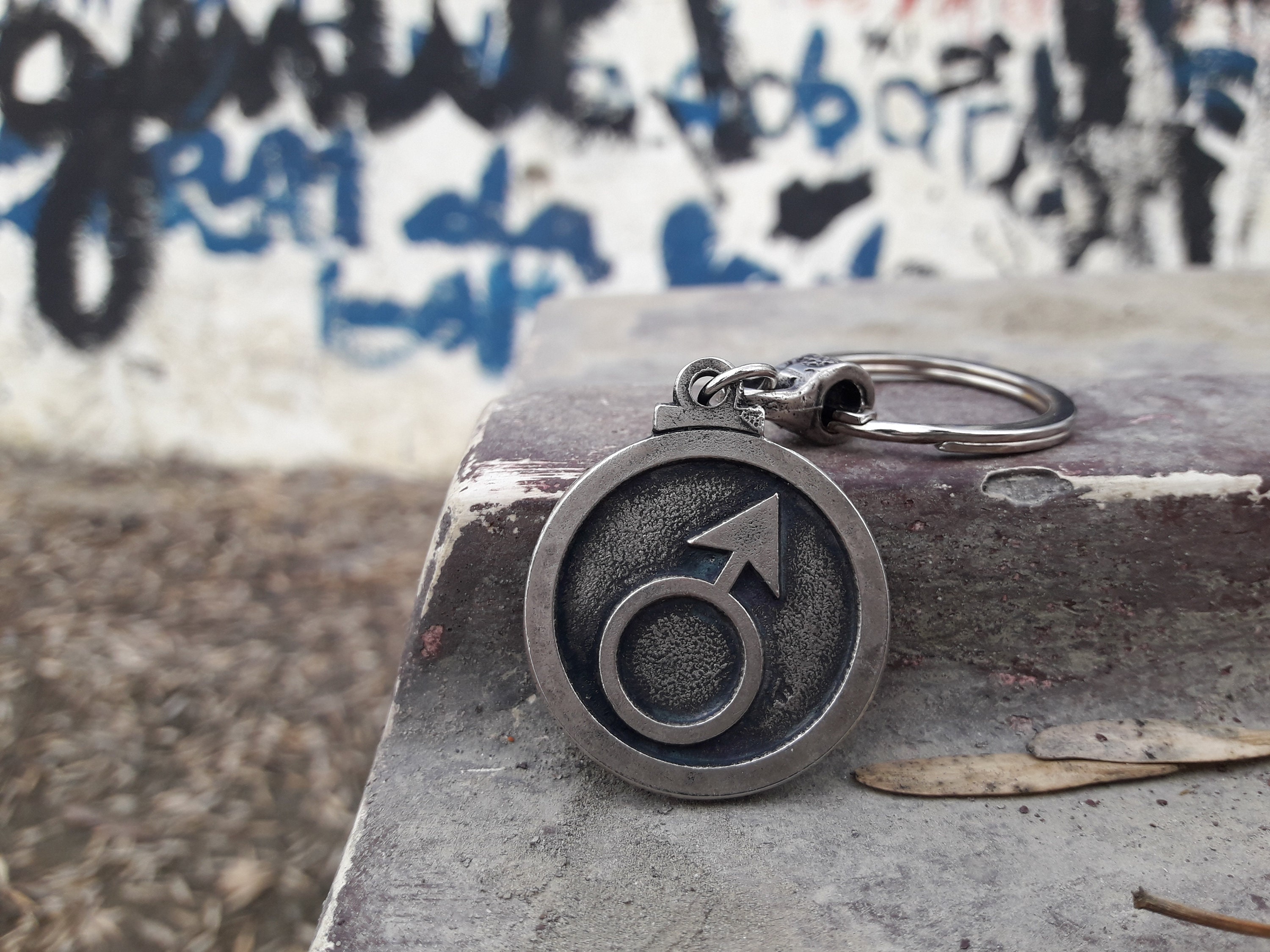 Mars Glyph Necklace God of War Zodiacastrological Symbol - Etsy UK