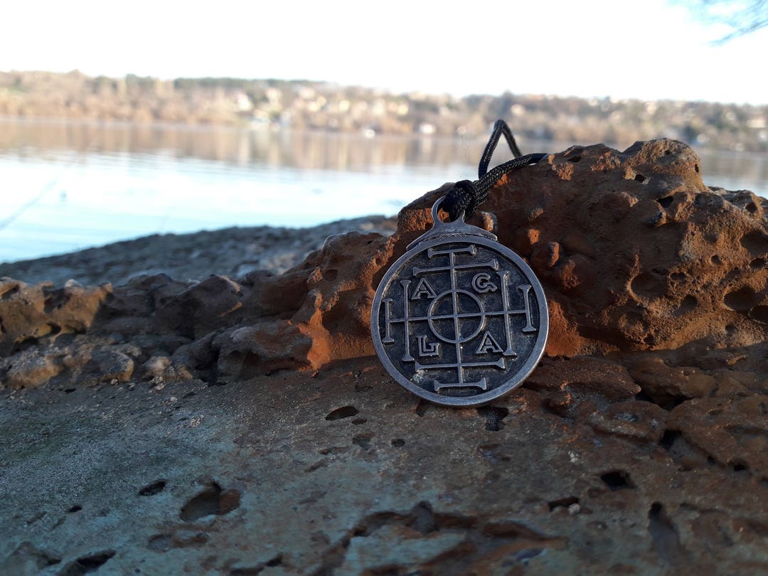 AGLA Symbol Protective Magical Talisman Necklace,archangel Uriel ...