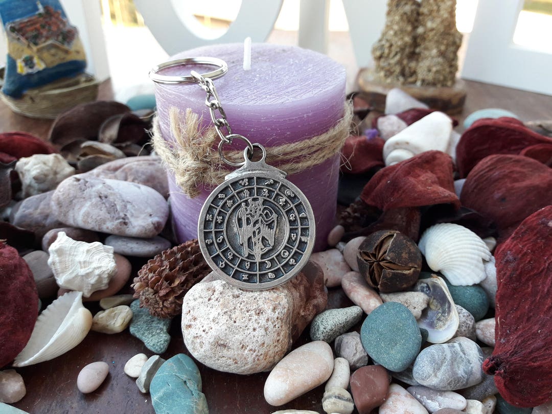 Aion-aon,phanes,zurvan Symbol of Eternity Amulet Keychain Necklace,god ...