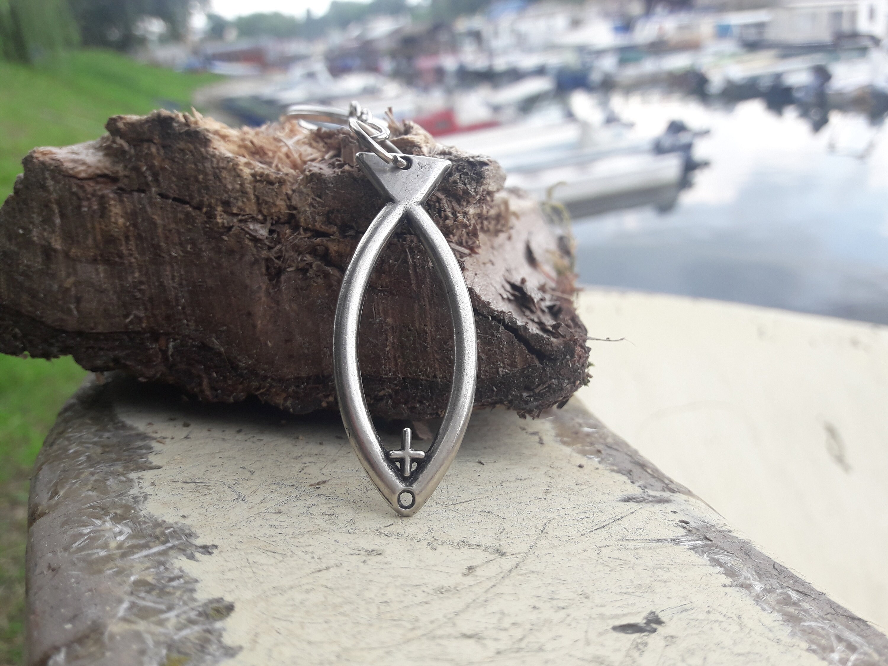 Ichthus Christian Symbol Necklace,ichthys Jesus Fish Necklace,ancient ...