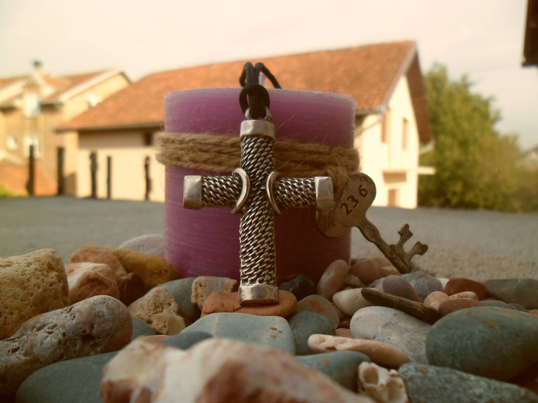 Christian Cross Necklace and Keychain,traditional Latin Cross Jewelry ...