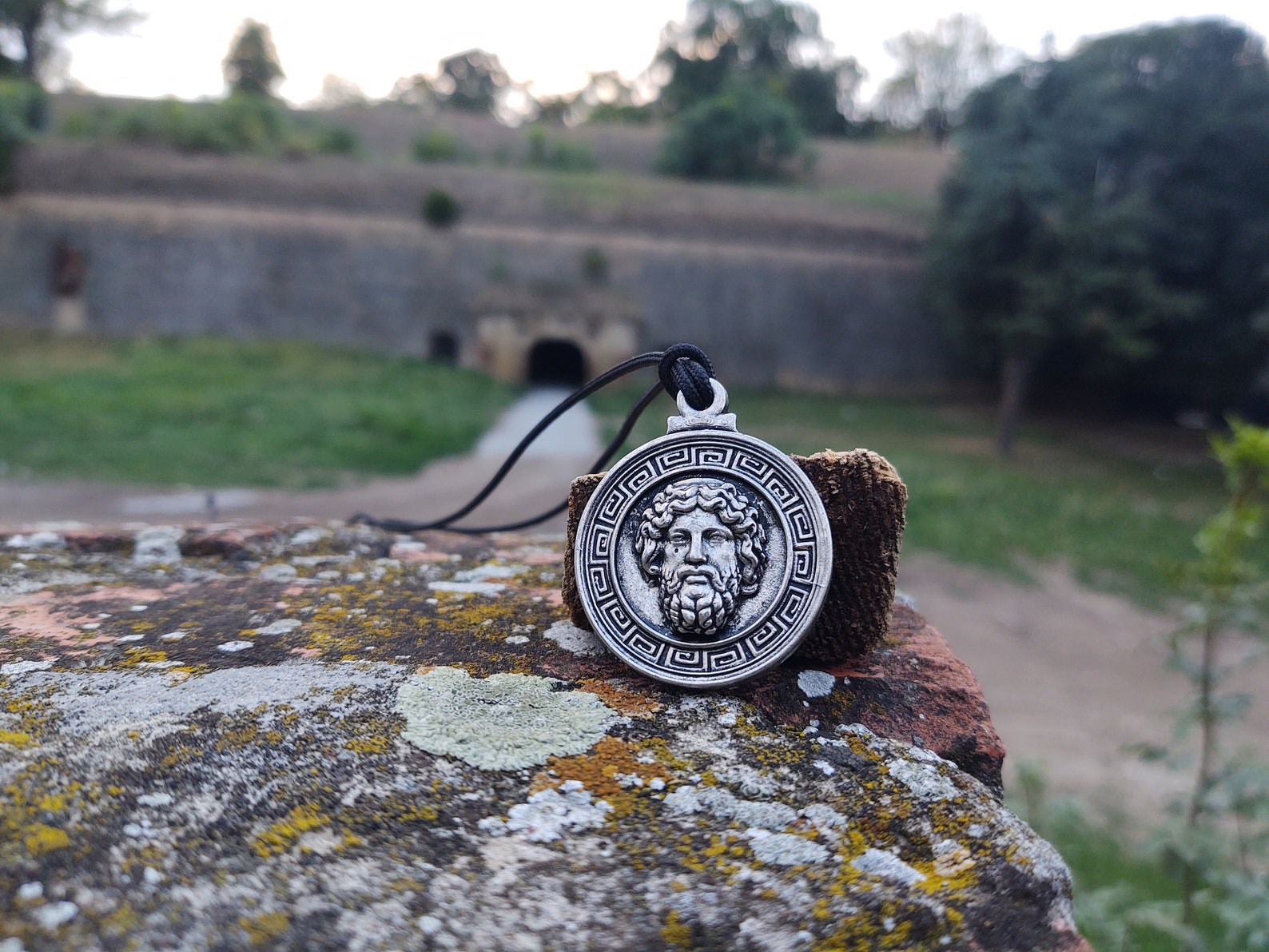 Zeus Greek God Pendant,ancient Greek Mythology Jewelry,star of Vergina ...