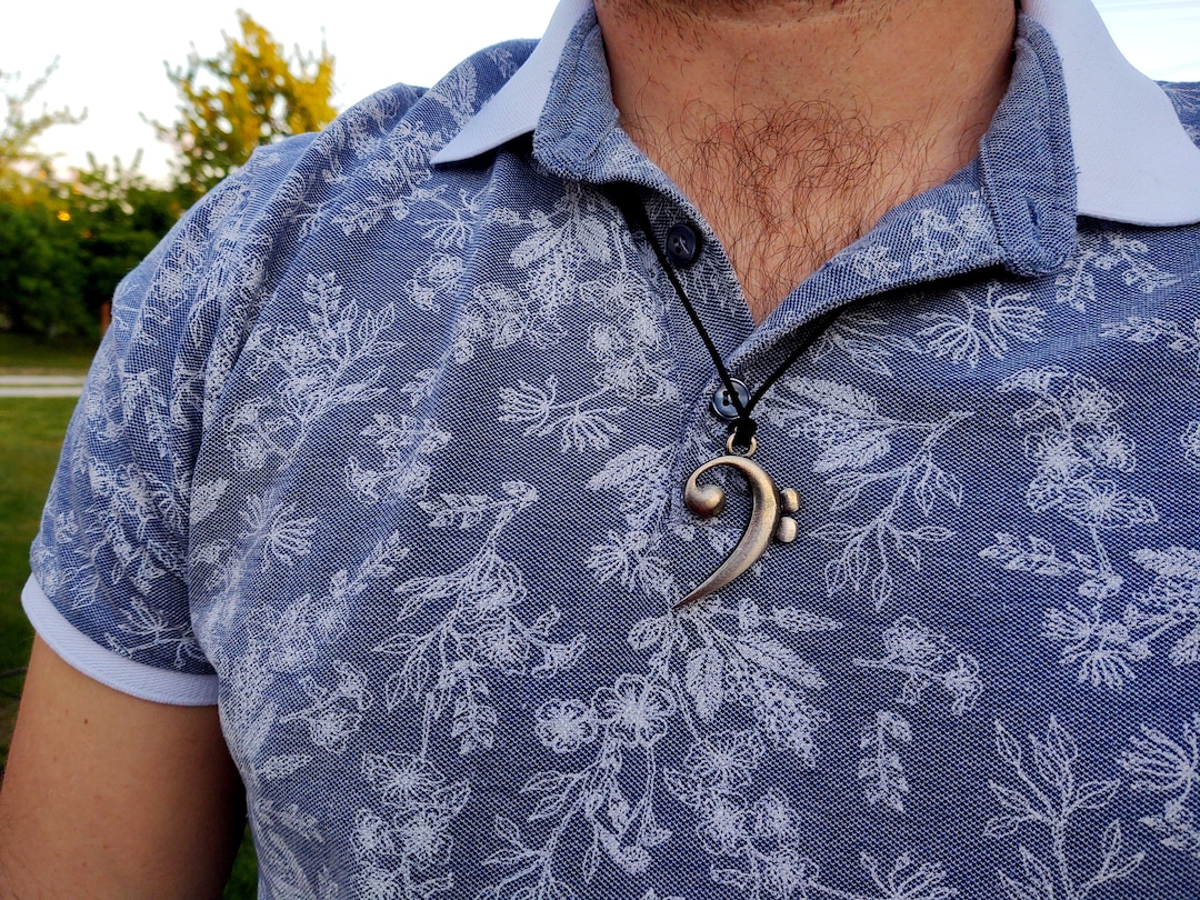 Bass Clef Necklace,music Necklace Pendant,music Quote-musical Sign ...