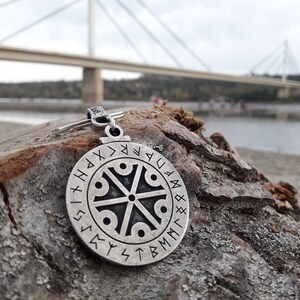 Perun God Slavic Mythology Symbol Talisman Rune Alphabet Necklace ...