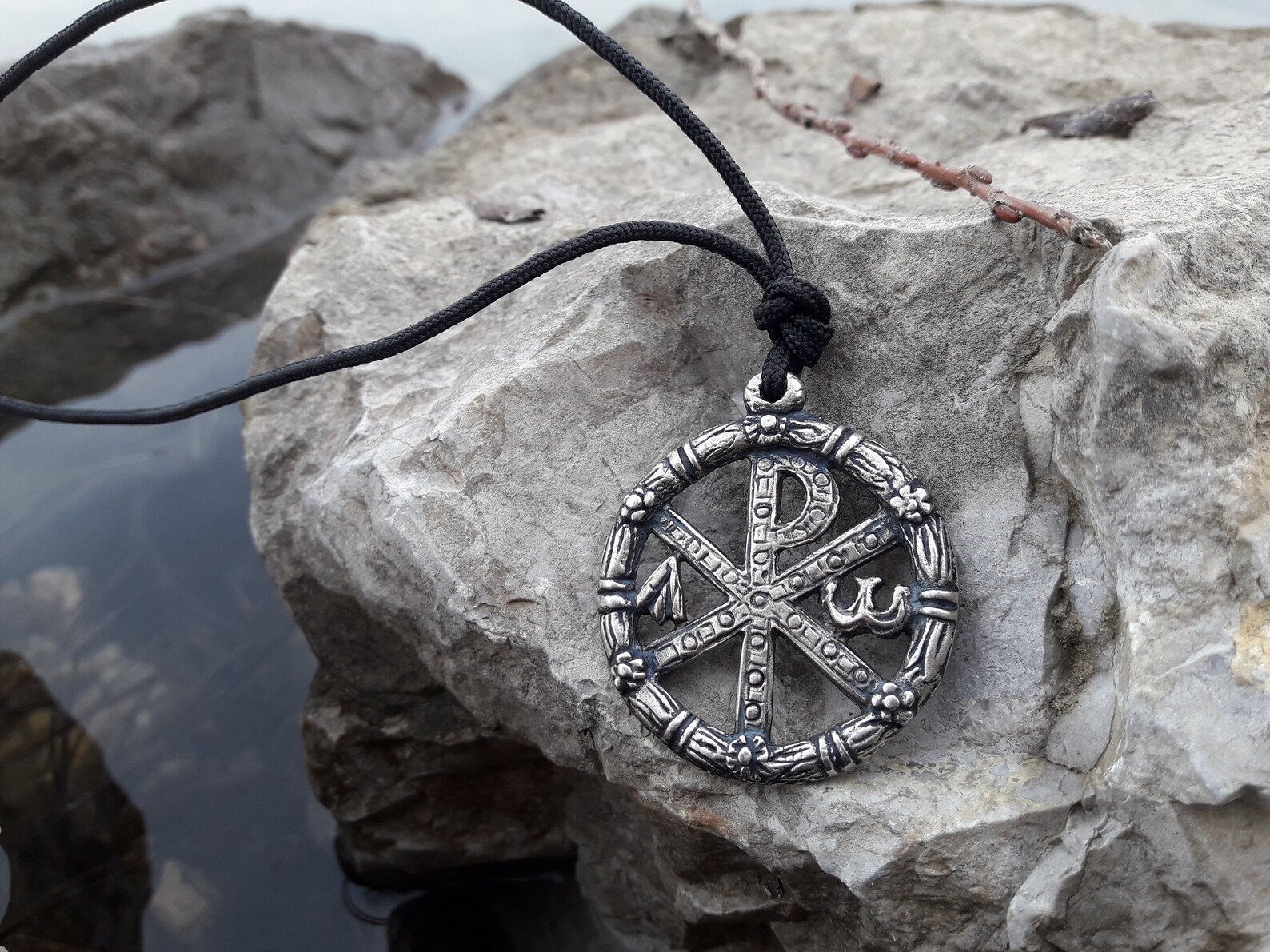 Chi Rho Monogram of Christ Jewelrychristian Monogram of Jesus | Etsy