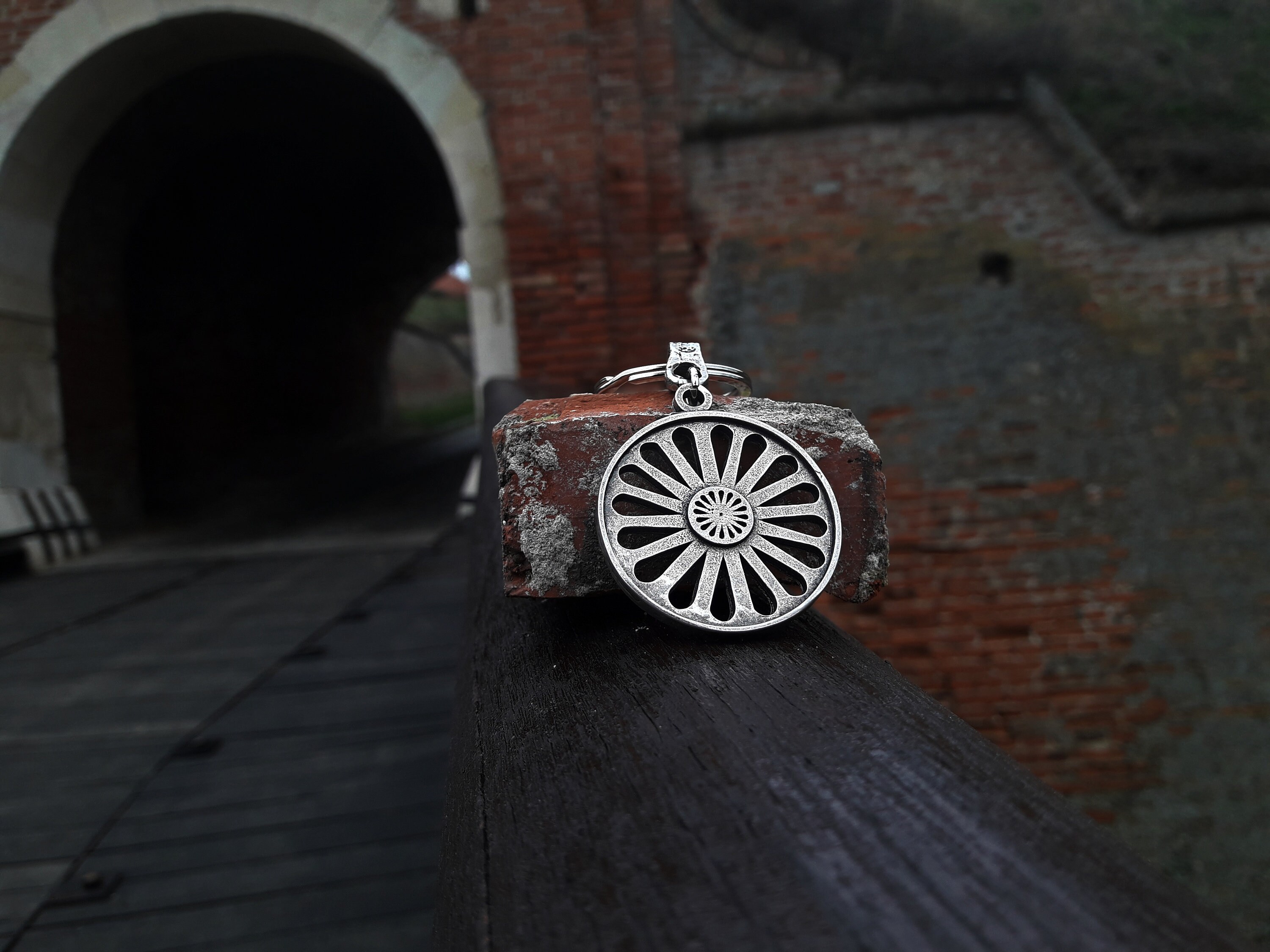 Romani Chakra Wheel Necklace Pendant Talismanashoka Chakra - Etsy Australia