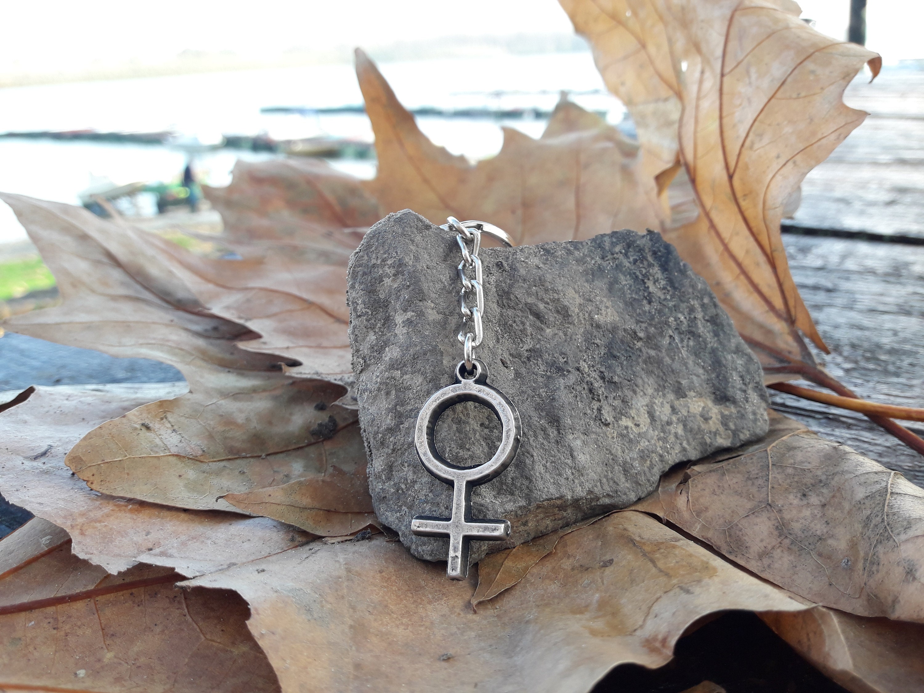 Venus female planet glyph Astrological symbol necklace | Etsy