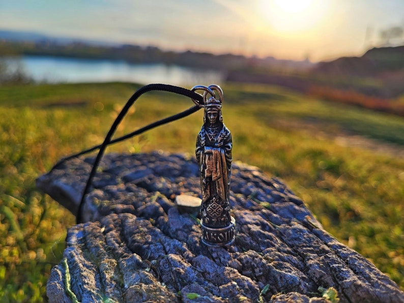 Mokosh Slavic Goddess of Life Figure Necklace,goddess of Fertility ...