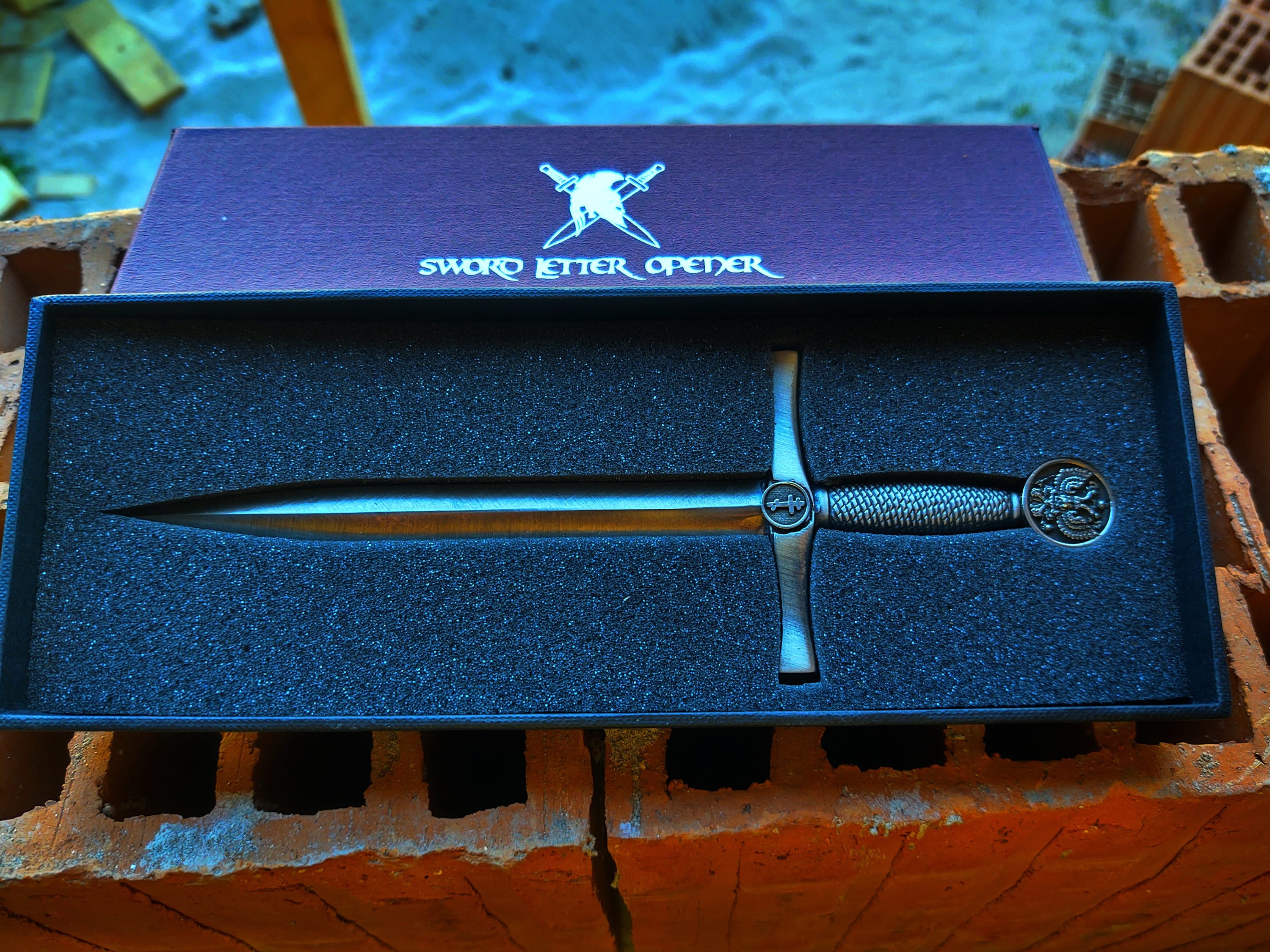 Coat of Arms Medieval Sword Letter Openerdouble-headed Eagle - Etsy