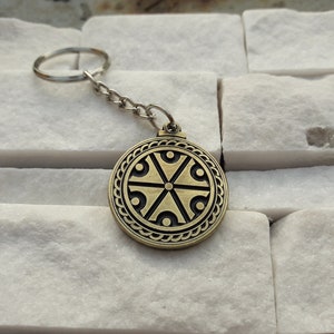 Perun God Symbol Necklace,thundermark Perun Keychain,perun Star Alatyr ...