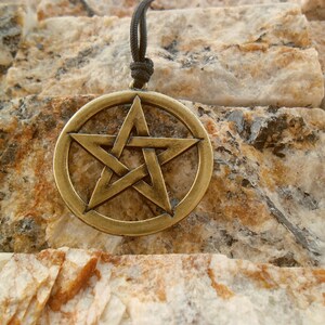 Pentagram Star Neckalce Pendant,pentalpha or Pentangle Greek Symbol ...