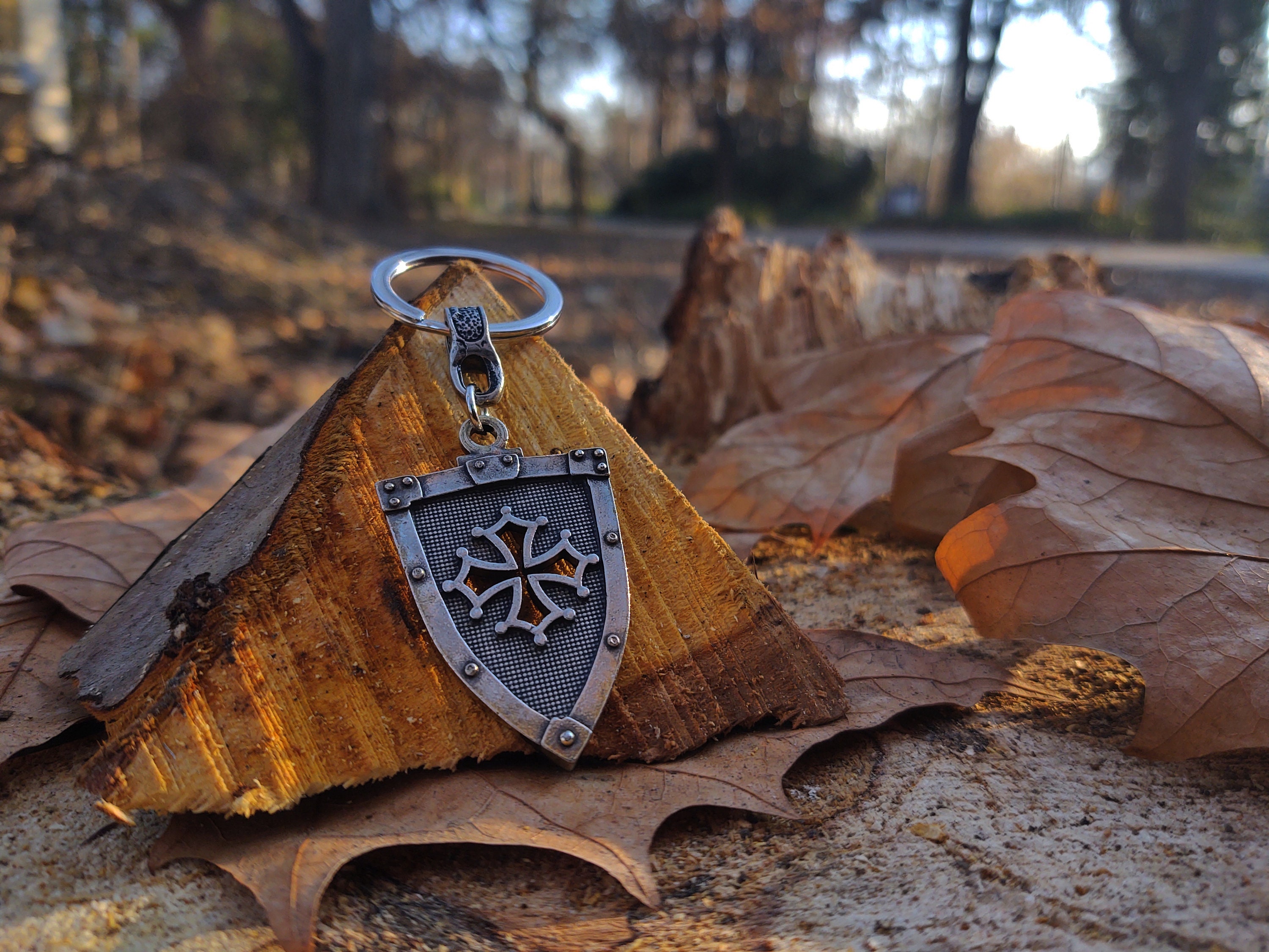 Occitan Cross on shield PendantCross Occitania | Etsy
