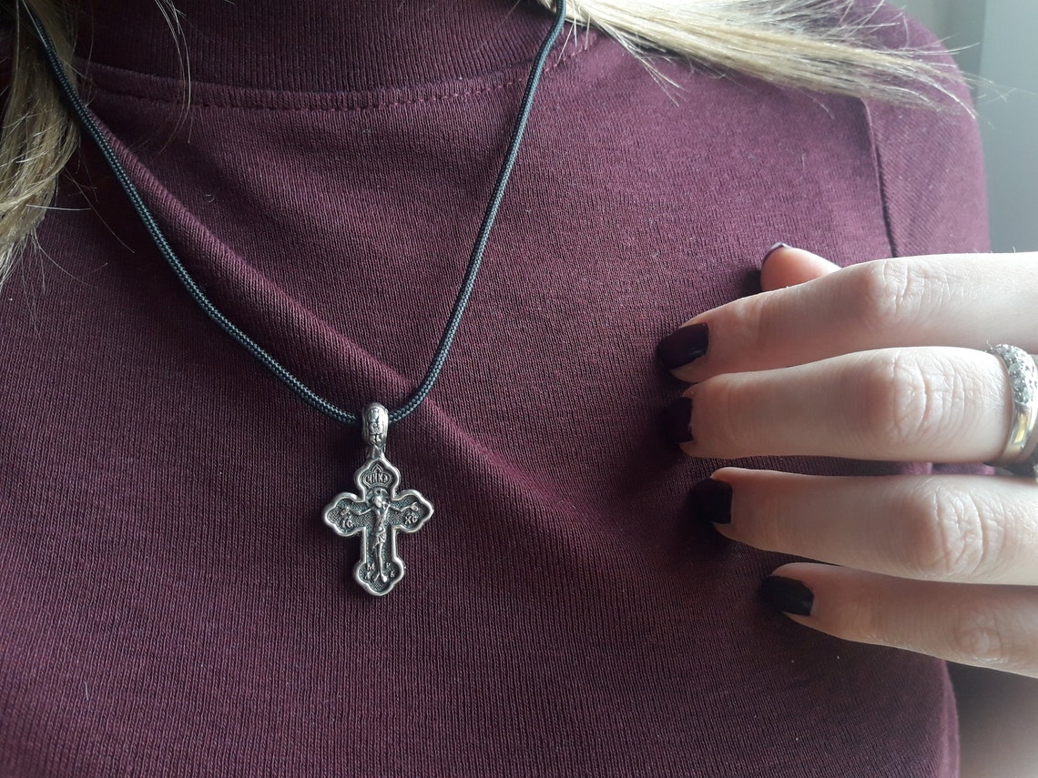 Vintage Detailed Orthodox Cross Necklace,orthodox St. Archangel Michael ...