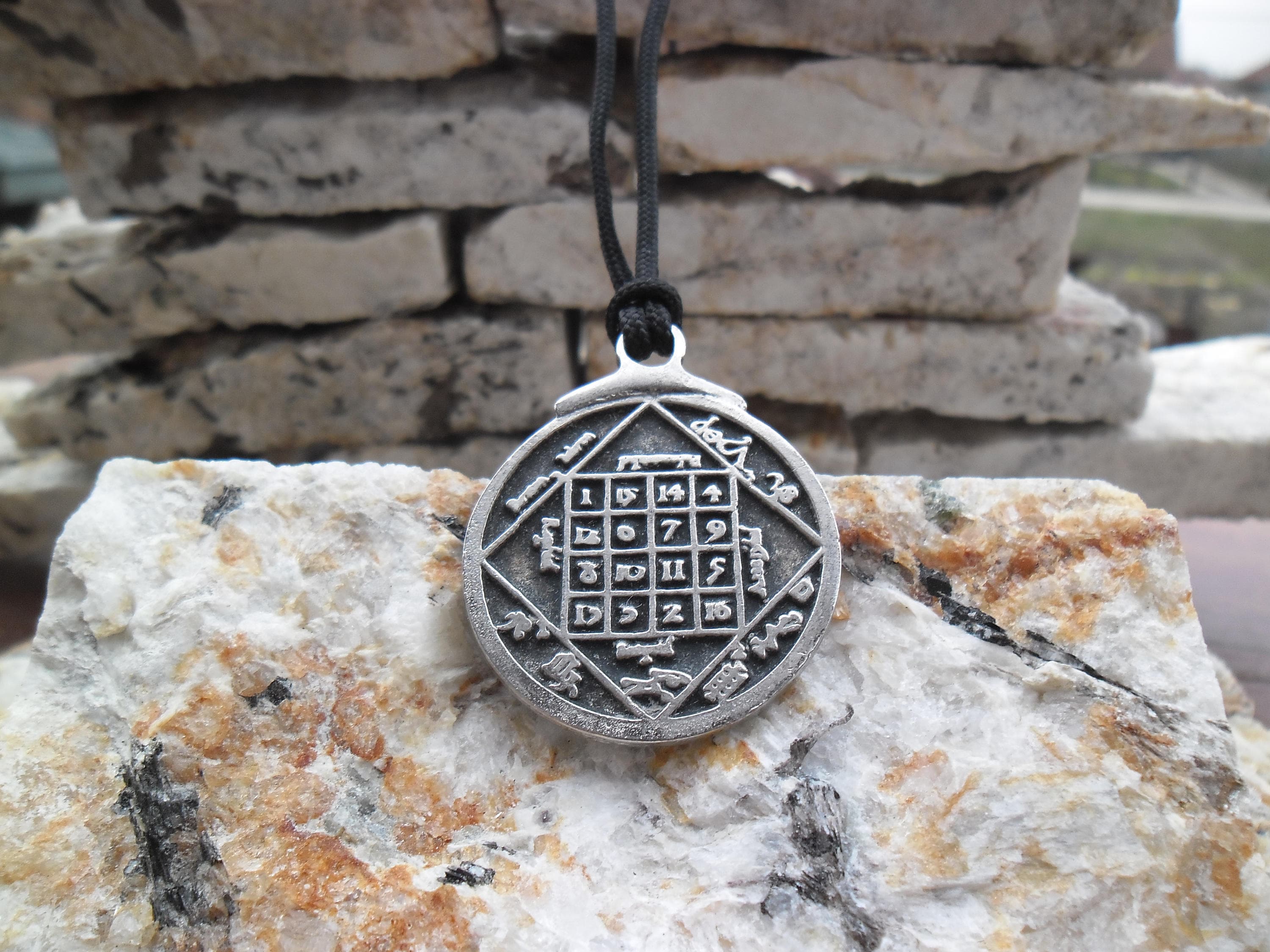 Jupiter Magic Square Necklace Keychain,archangel Tzaphkiel Square ...