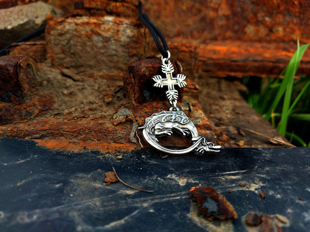 Order of Dragon Despot Stefan Lazarevic and Vlad Dracula Symbol Pendant ...