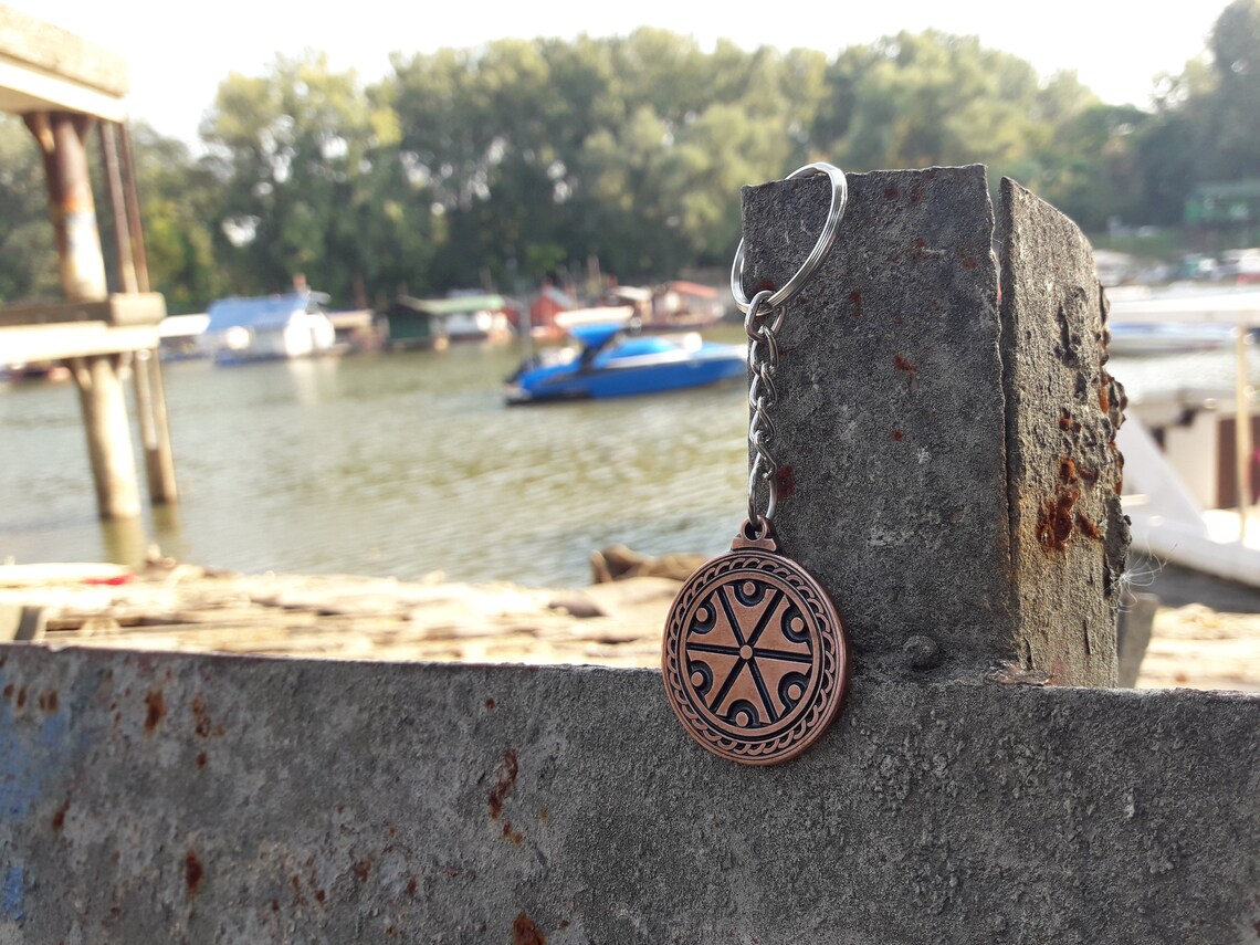 Perun God Symbol Necklace,thundermark Perun Keychain,perun Star Alatyr ...