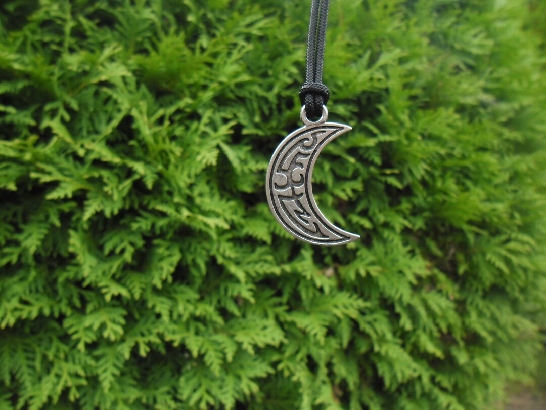 Muslim Moon,arabic Half Moon Necklace and Keychain,ramadan Kareem ...