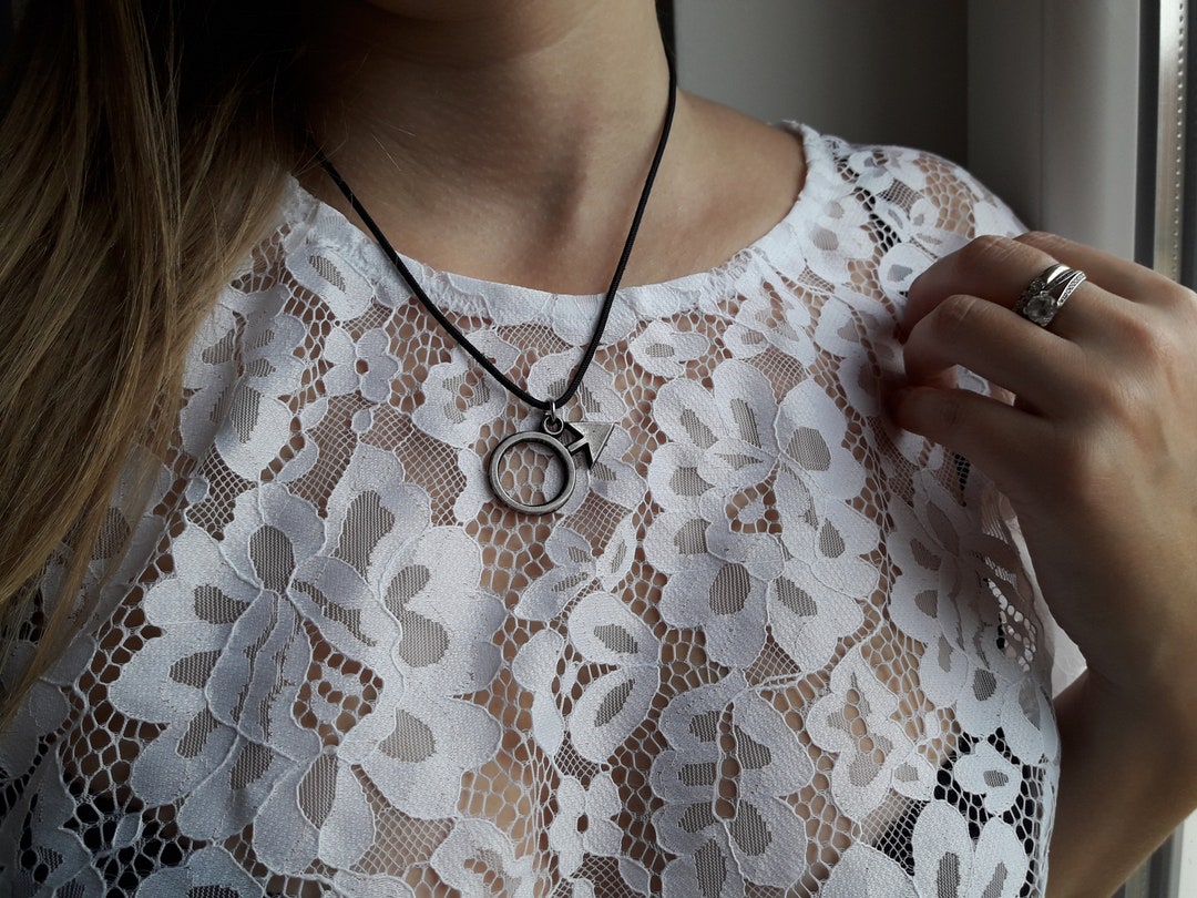 Mars Glyph Necklace, God of War Zodiac,astrological Symbol Ruler of ...