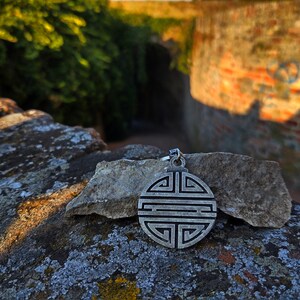 Shou Chinese Symbol for Longevity Necklace and Keychain,prosperity and ...
