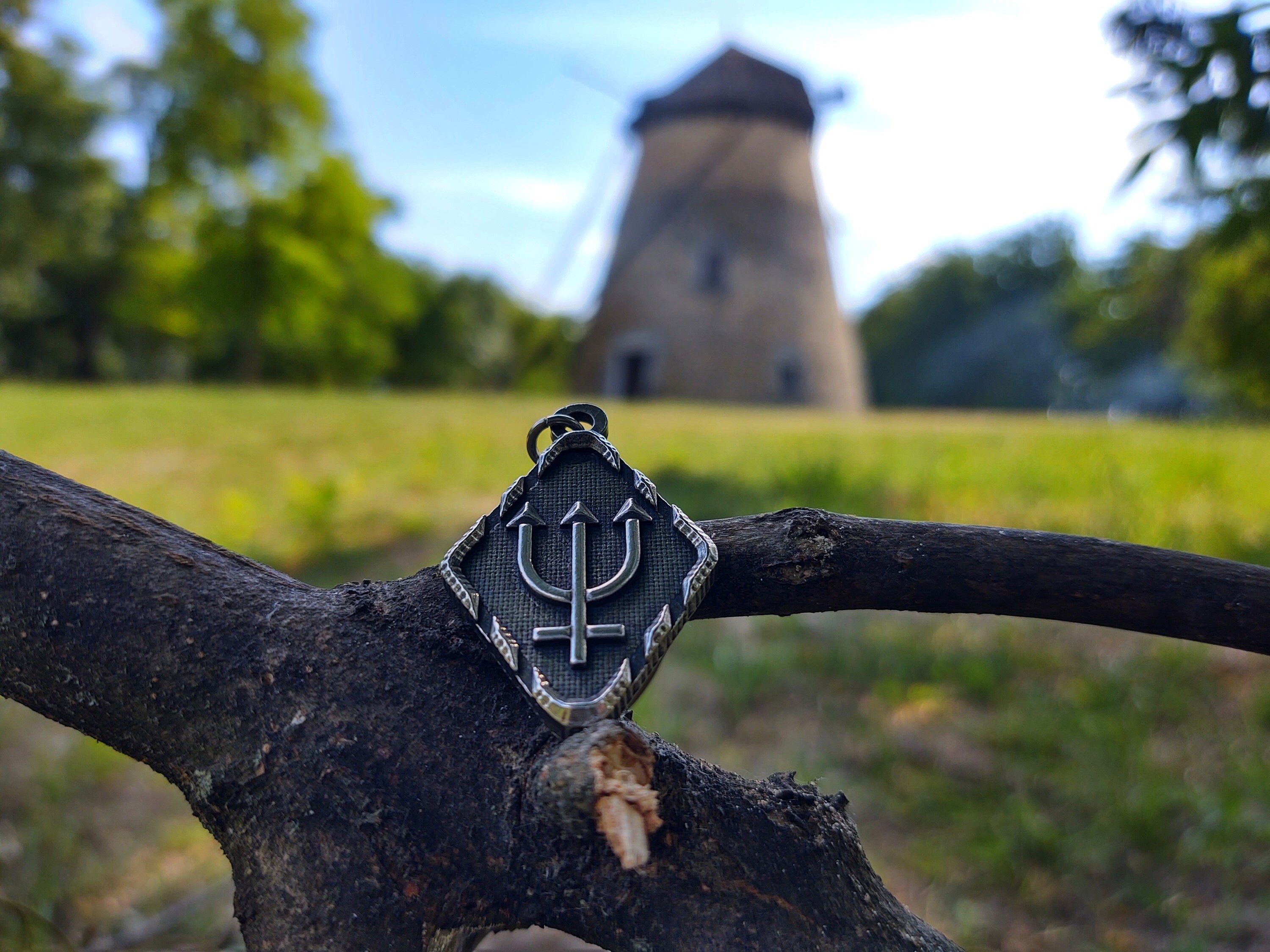 Neptune's Trident Glyph Astrological Symbol Necklace Keychain,astrology ...