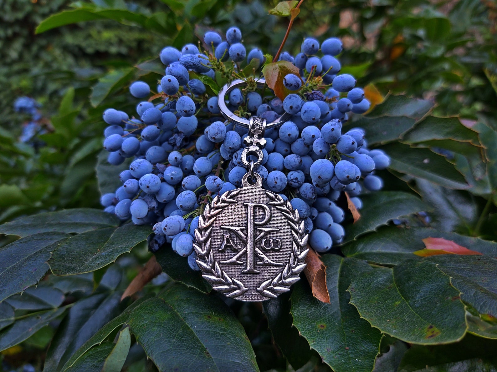 Chi Rho Monogram Wreath Vintage Jewelrychristian Monogram of | Etsy