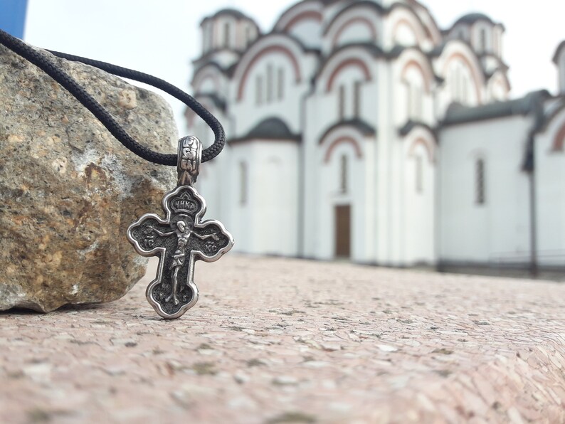 Vintage Detailed Orthodox Cross Necklace,orthodox St. Archangel Michael ...
