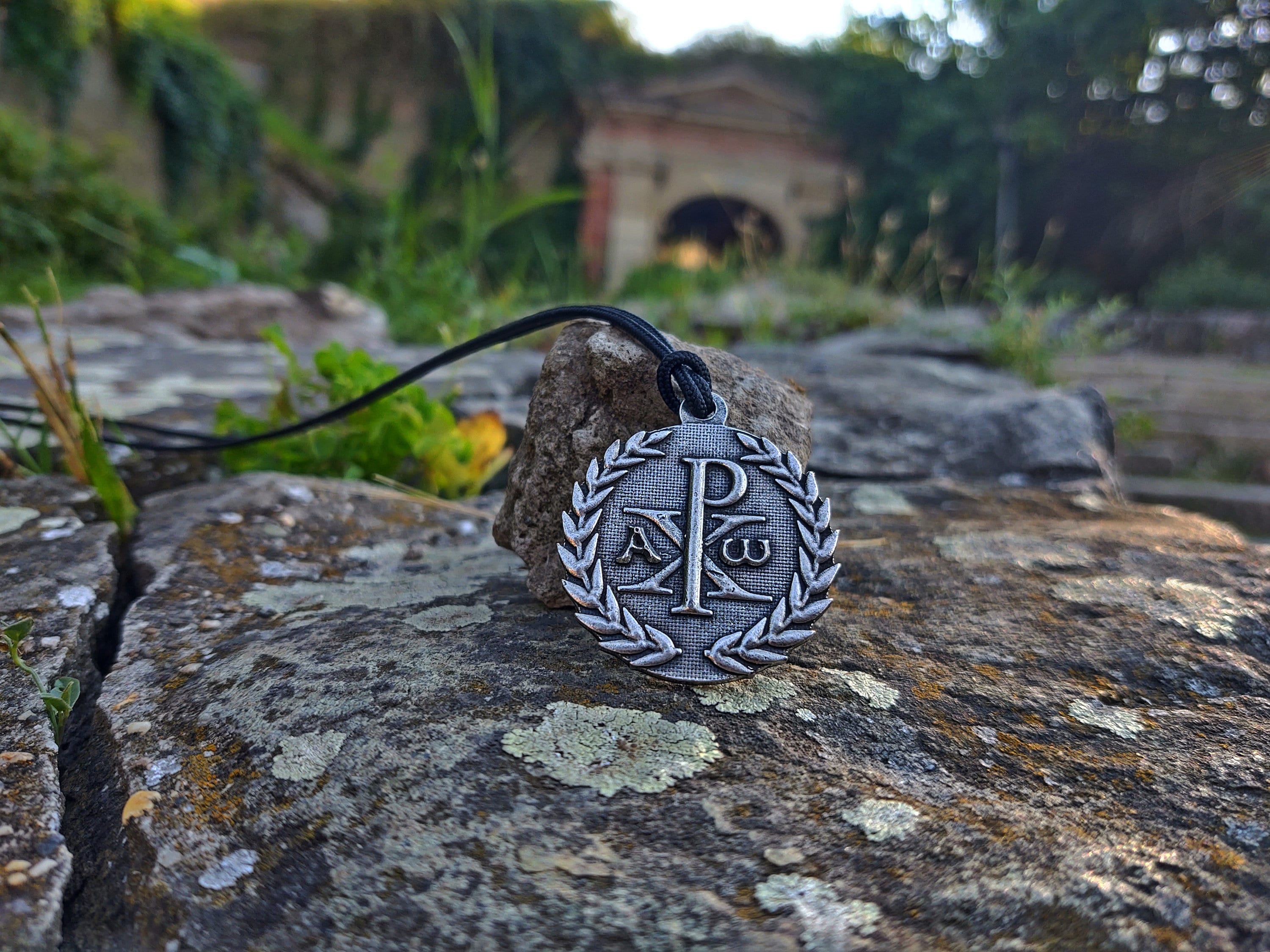 Chi Rho Monogram Wreath Vintage Jewelrychristian Monogram of | Etsy