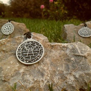 Key of Solomon Necklace,secret Seal of Solomon Keychain,protection ...