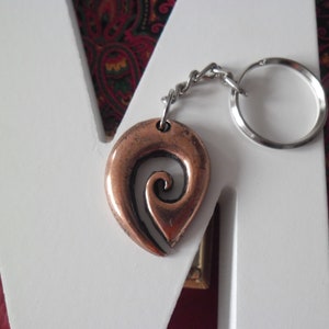 Maori Spiral Koru Necklace Keychain,new Zeland Shell Koru Spiral ...
