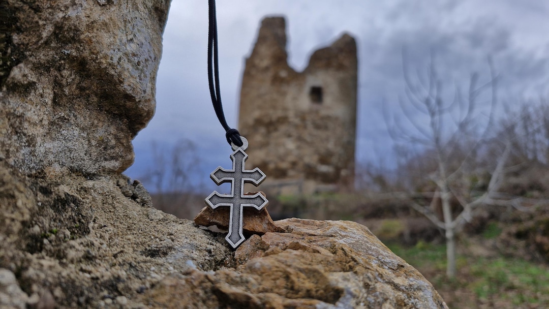 Lorraine Cross Pendant,catholic Christian Lotharian Cross Crucifix ...