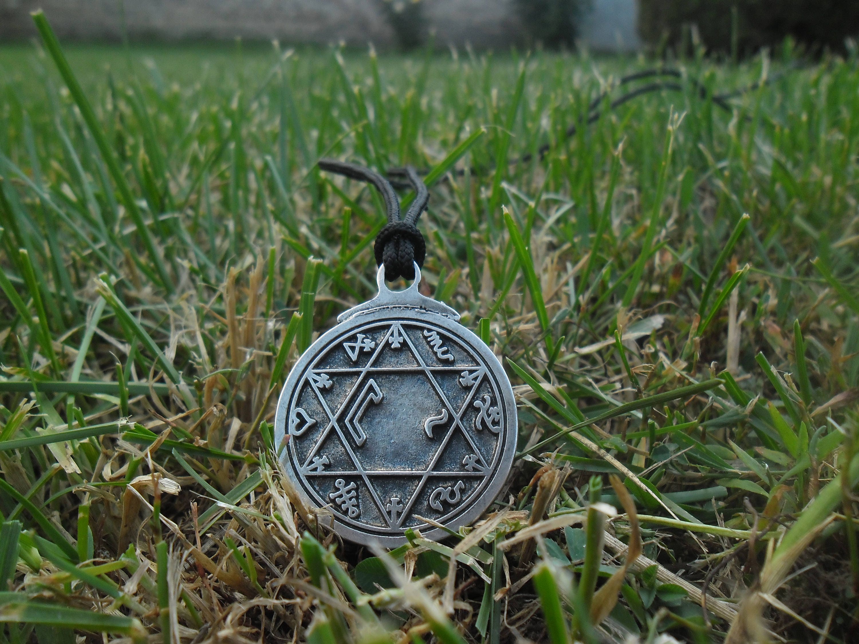 Magic Solomon Seal Hexagram Necklace,solomon Seal Keychain,protective ...