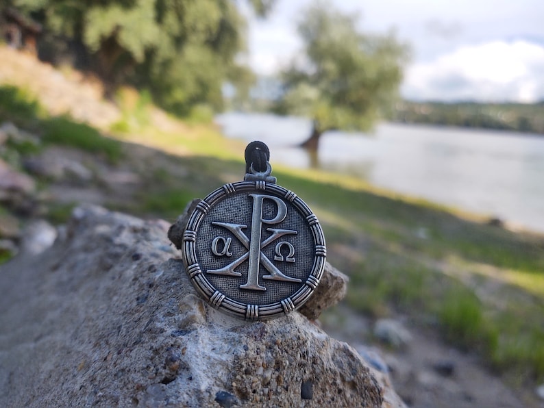 Chi Rho Monogram of Christ Jewelrychristian Monogram of Jesus - Etsy